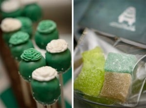 Emerald & Chevron Dessert Table Feature - Pretty My Party