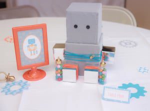 Pottery Barn Inspired Robot Baby Shower - Pretty My Party