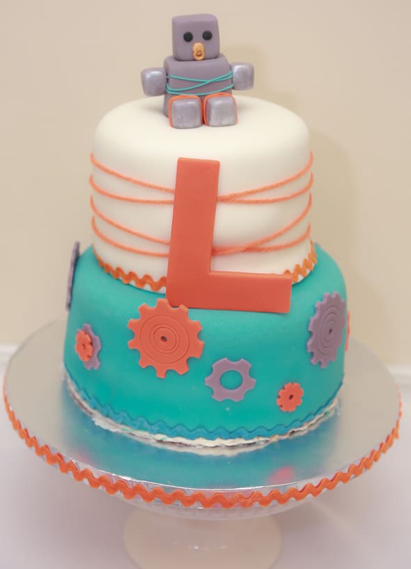 Pottery Barn Inspired Robot Baby Shower - Pretty My Party