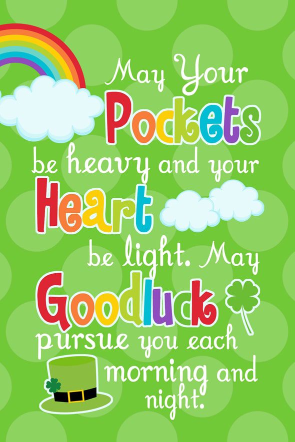 Free St. Patrick's Day Printable Sign - Pretty My Party