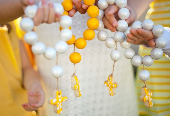Yellow Themed First Communion Styled Photoshoot