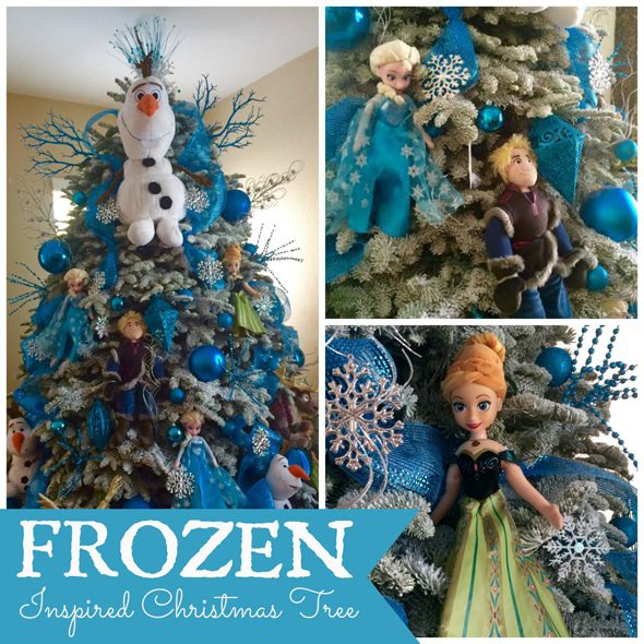 Frozen Inspired Christmas Tree - Pretty My Party