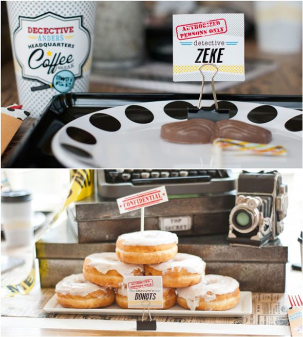 Vintage Detective Birthday Party