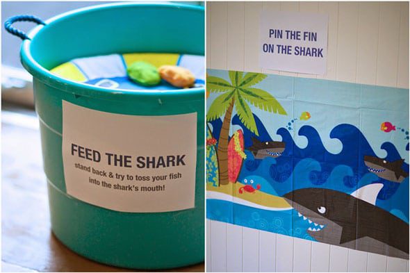 Sweet Shark Birthday Party - Pretty My Party - Party Ideas