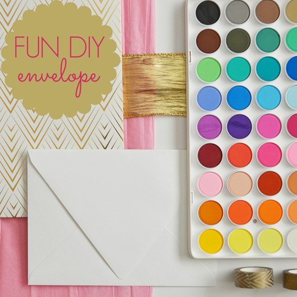 Fun DIY Envelope - Pretty My Party