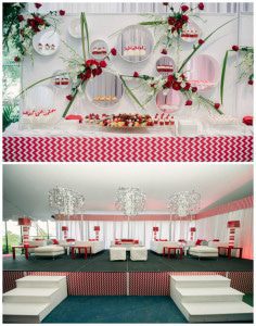 Modern Red Chevron Graduation Party - Pretty My Party