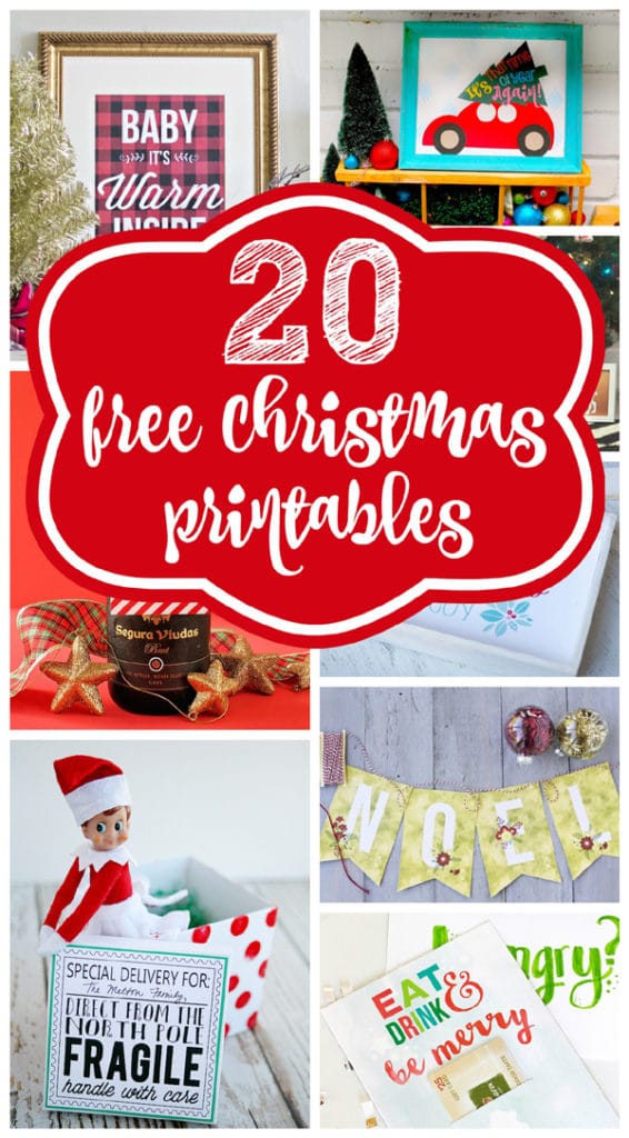 20 Free Christmas Printables - Pretty My Party