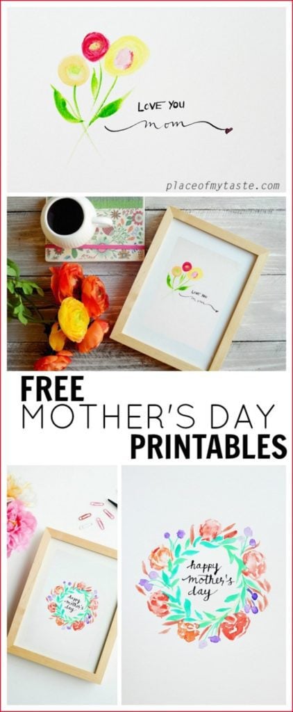 Free Mother's Day Printables - Pretty My Party