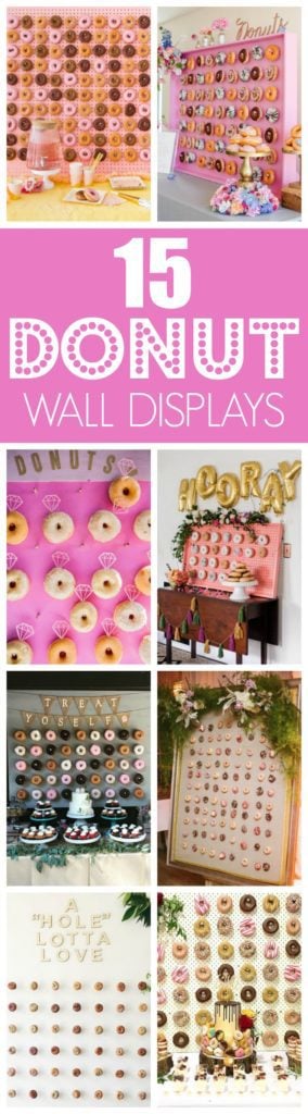 15 Unforgettable Donut Wall Display Ideas - Pretty My Party