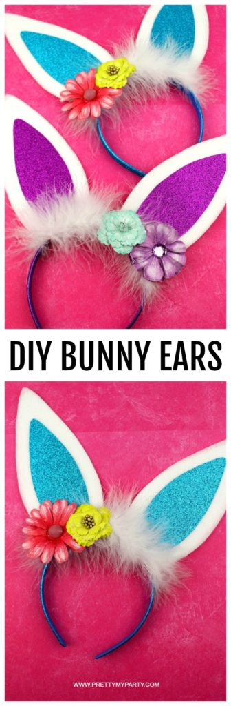 DIY Bunny Ears Headband Tutorial - Pretty My Party