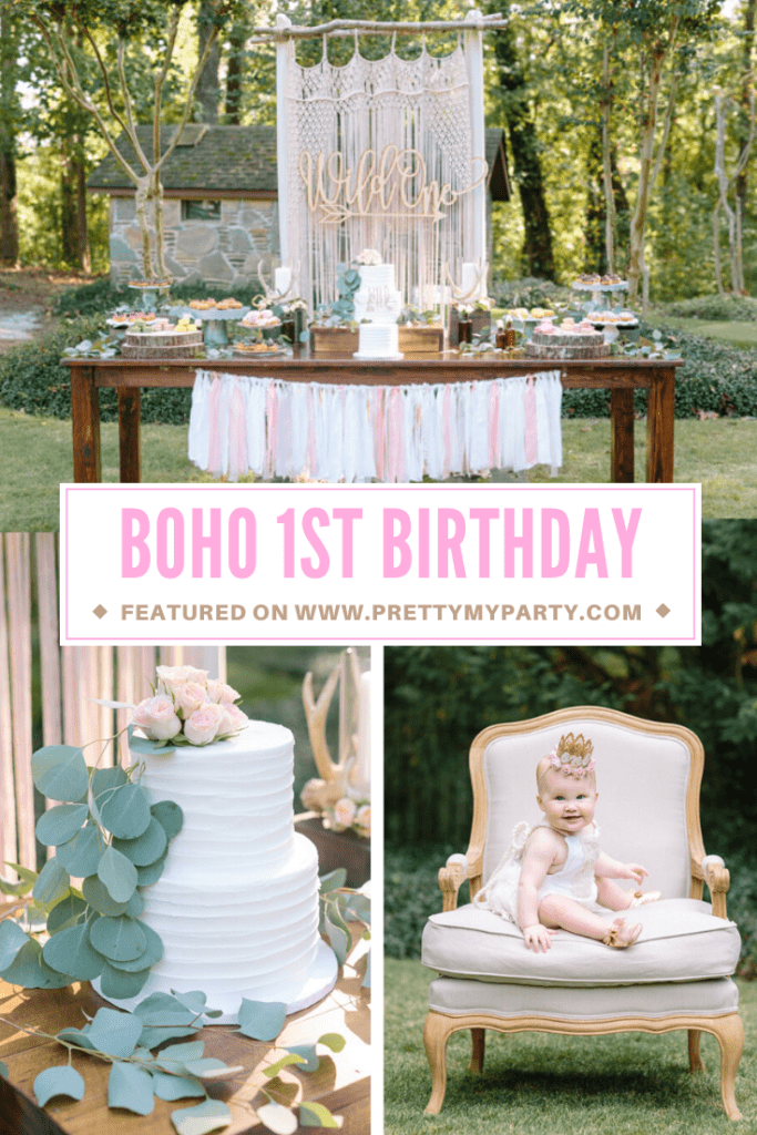 Dreamy Boho 1st Birthday Party - Pretty My Party