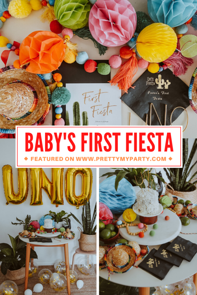 Virtual First Fiesta - Pretty My Party - Fiesta Party Ideas