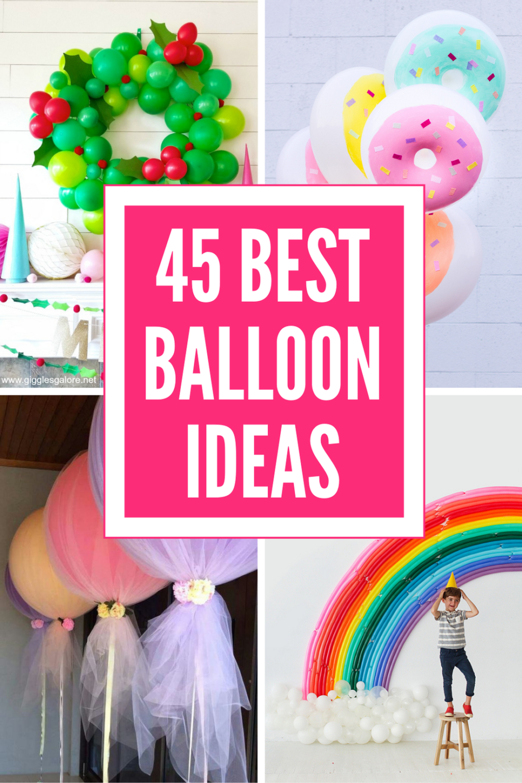 45 Awesome DIY Balloon Decor Ideas - Pretty My Party