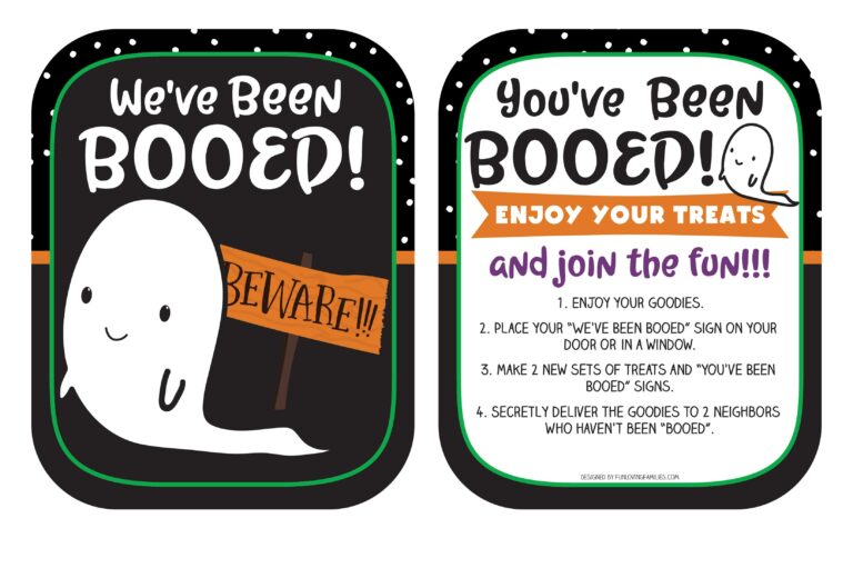 Free You've Been Booed Printables — Pretty My Party