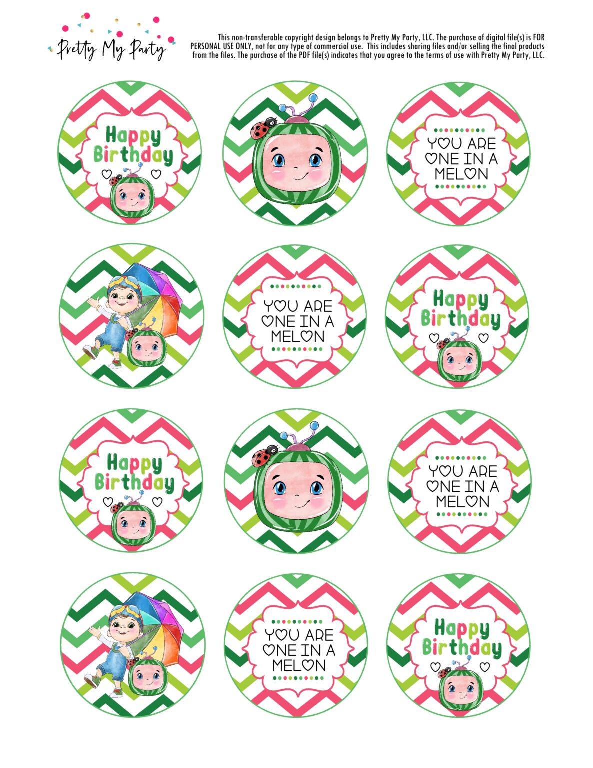 Free Cocomelon Party Printables - Pretty My Party