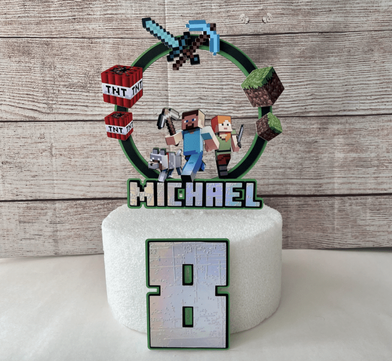 11+ Amazing Minecraft Birthday Cakes (With Stunning Visuals) - Pretty ...