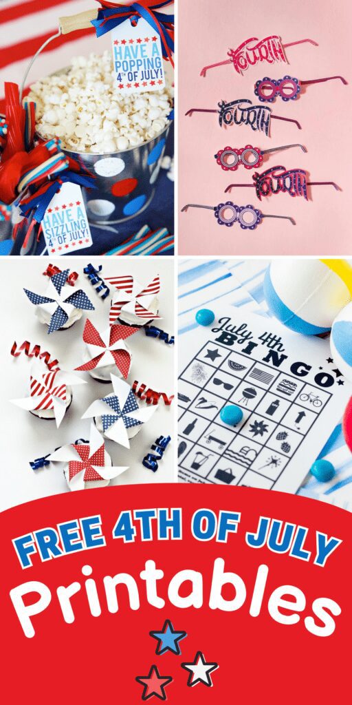 25 Free Fourth of July Printables - Pretty My Party