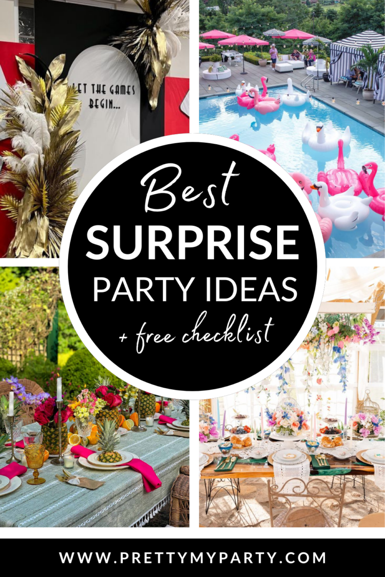 How To Plan a Surprise Party (With a Free Checklist) — Pretty My Party